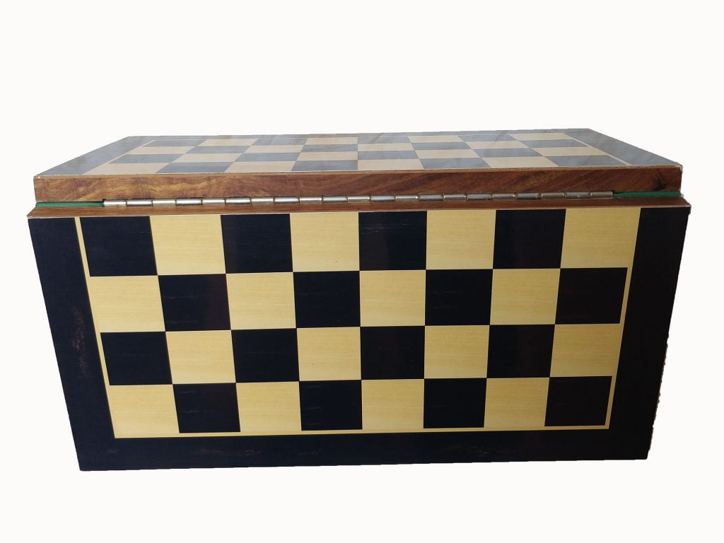 Wood Hand Carved Chess Set | Maharajah Chess Pieces